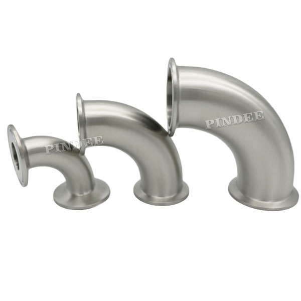 3Inch Sanitary Tri-clamp end 90degree elbows From Pindee Stainless ...