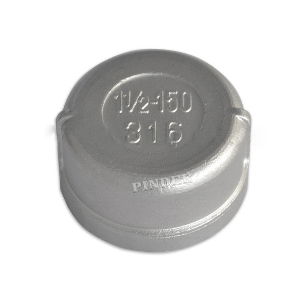Round Cap Cast Threaded 150LB Fitting - Buy Cast Steel threaded fitting ...