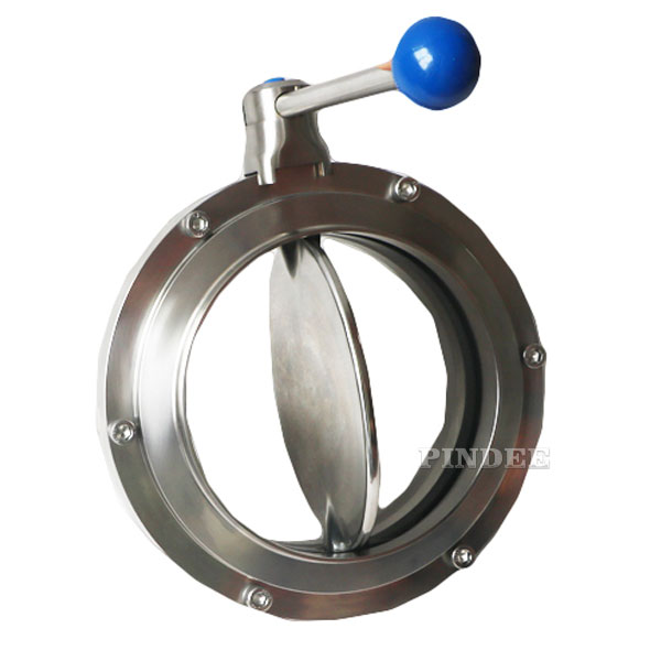Sanitary Weld Butterfly Valve With Pull Handle - Buy Sanitary Weld ...