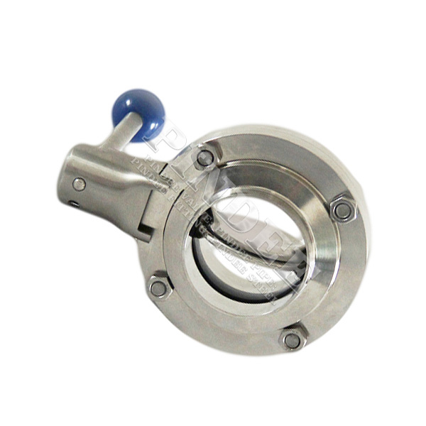 SMS 3A Sanitary Welded Butterfly Valve - Buy SMS 3A Sanitary Welded ...