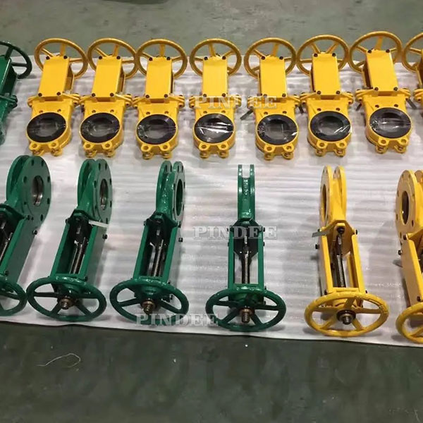 Ductile iron PN10 PN16 wafer Support Knife Gate Valve - Buy Ductile ...